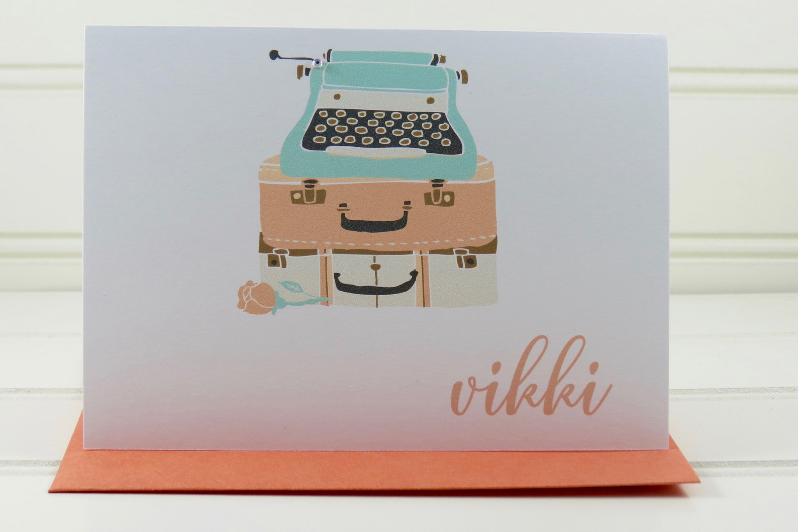 Typewriter Cards Personalized Name Cards Typewriter Note - Etsy