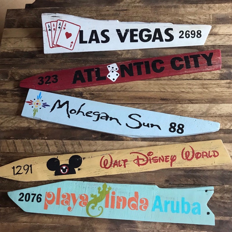 Mileage Signs - Etsy