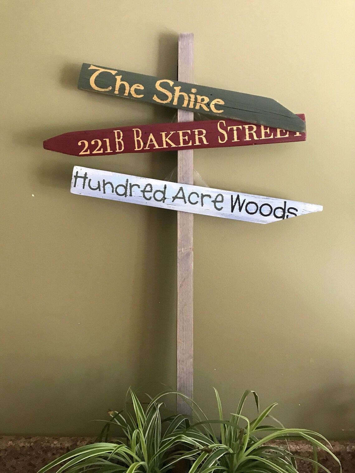INDIVIDUAL Mileage Fantasy Directional Mile Marker Worn Wood - Etsy