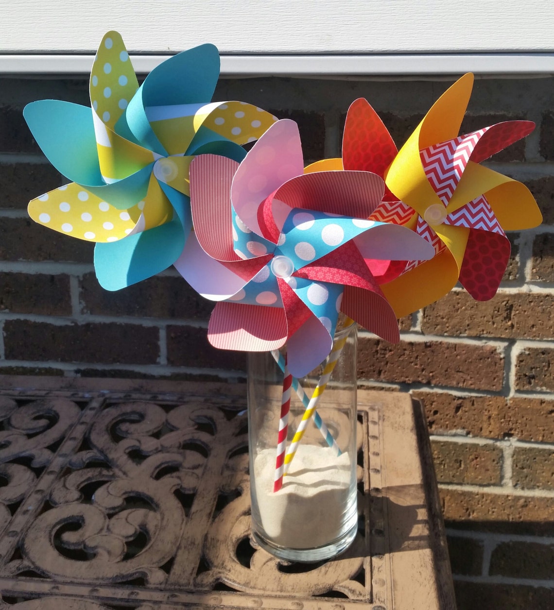 MULTIPLE Paper Windmills or Pinwheels That Really Work - Etsy