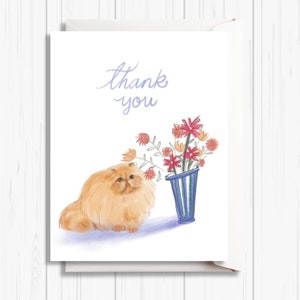 Thank You Cards | Cat Thank You Cards | Blank Thank You Cards | Cat ...