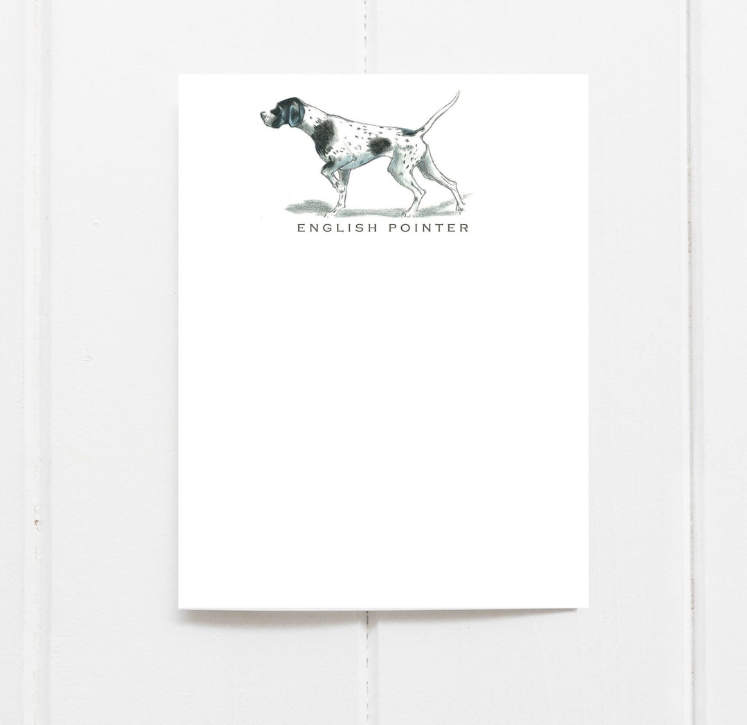 Pointer Note Cards Pointer Stationery Pointer Stationary - Etsy UK