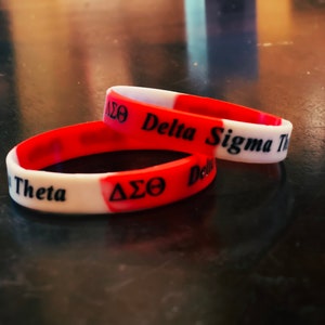 Delta Sigma Theta Wristband - Delta Sigma Theta Bracelet - Delta Sigma ...