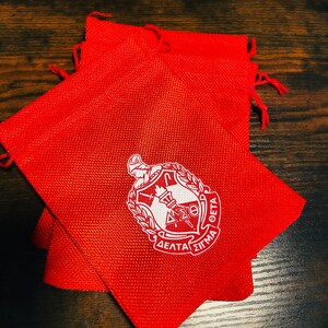 Delta Sigma Theta Gift Bags - 5x7 - Etsy