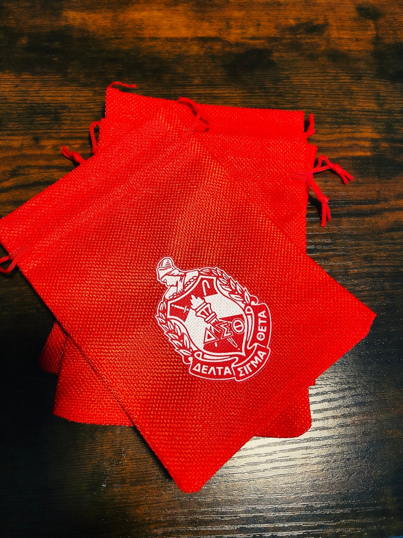 Delta Sigma Theta Gift Bags - 5x7 - Etsy
