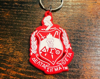 Delta Sigma Theta Key Chain - Etsy