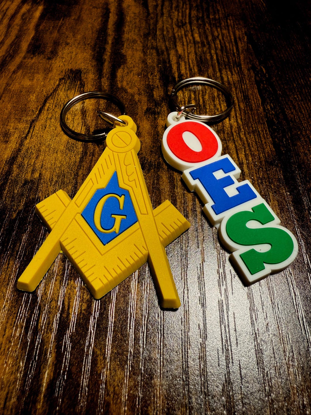OES / Mason - Order of the Eastern Star / Masonic Letter Key Chain ...