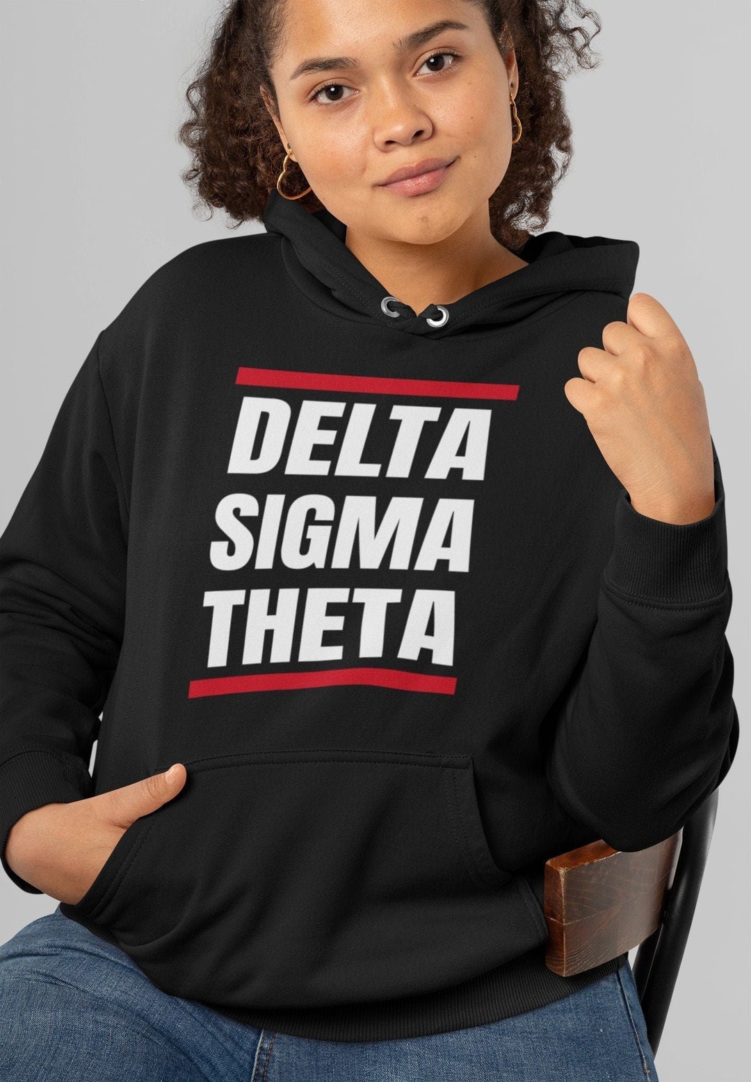 Delta Sigma Theta Hoodie - Retro Hip-hop DMC - Etsy