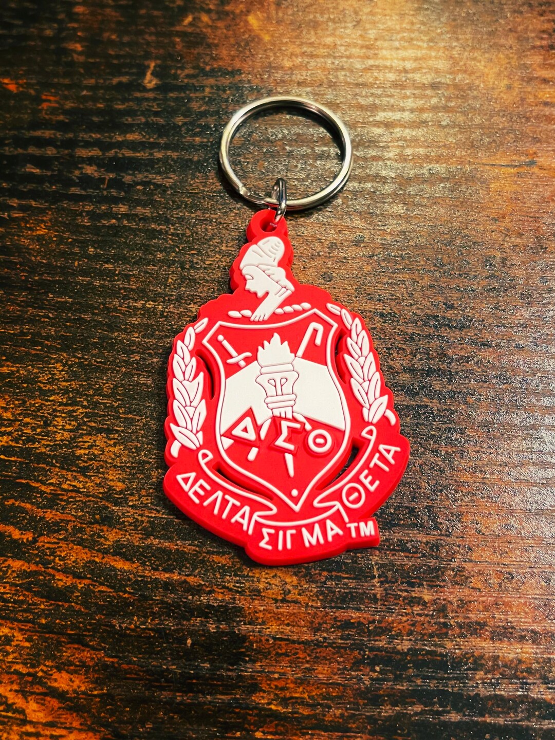 Delta Sigma Theta Key Chain - Etsy
