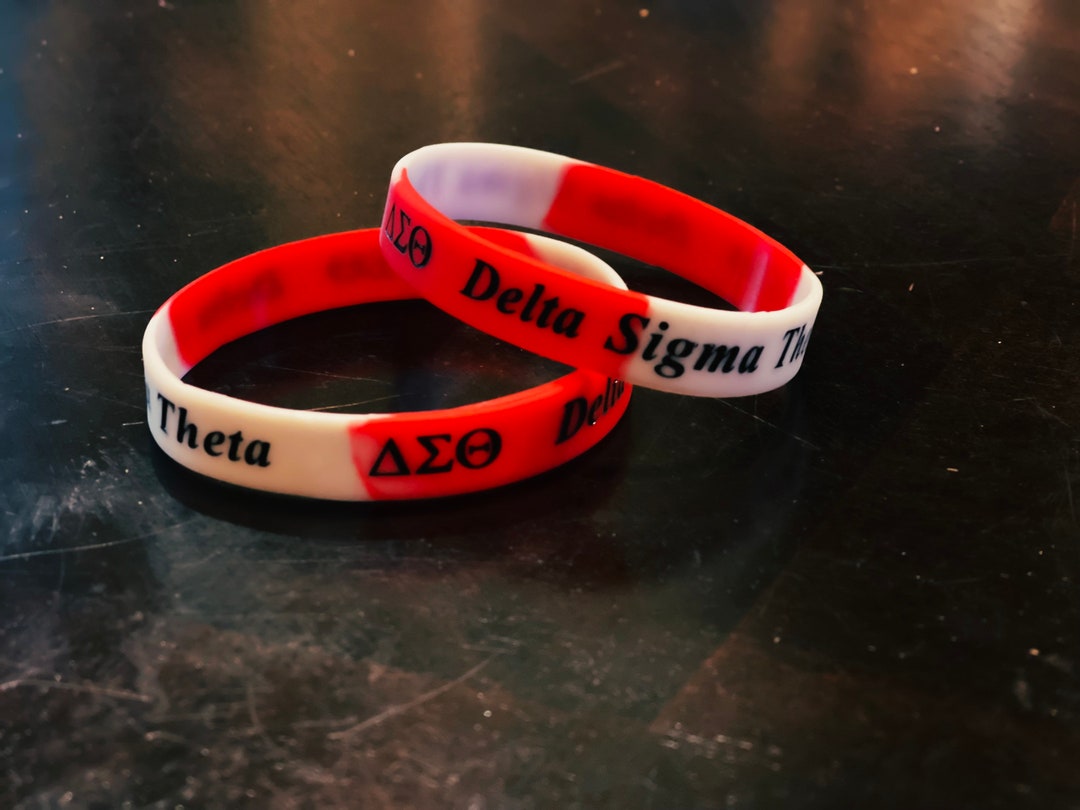 Delta Sigma Theta Wristband - Delta Sigma Theta Bracelet - Delta Sigma ...