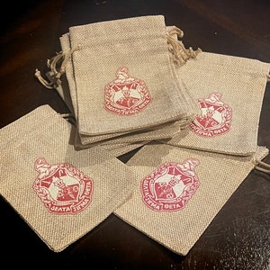 Delta Sigma Theta Gift Bags - Etsy
