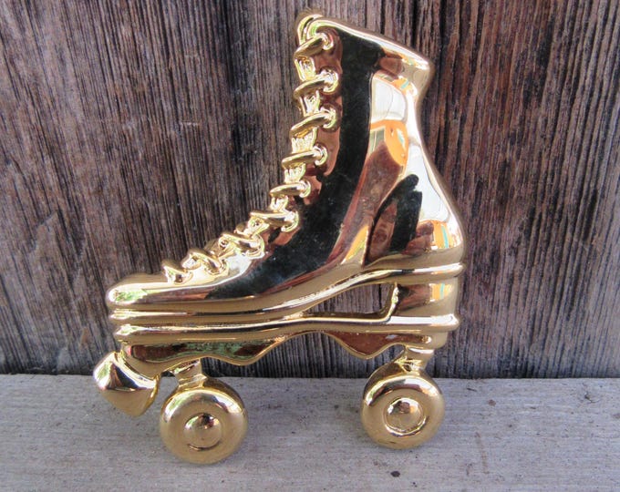 Large 70s 80s 90s Novelty Roller Skate Pin | Rollerskating Rollerskate ...