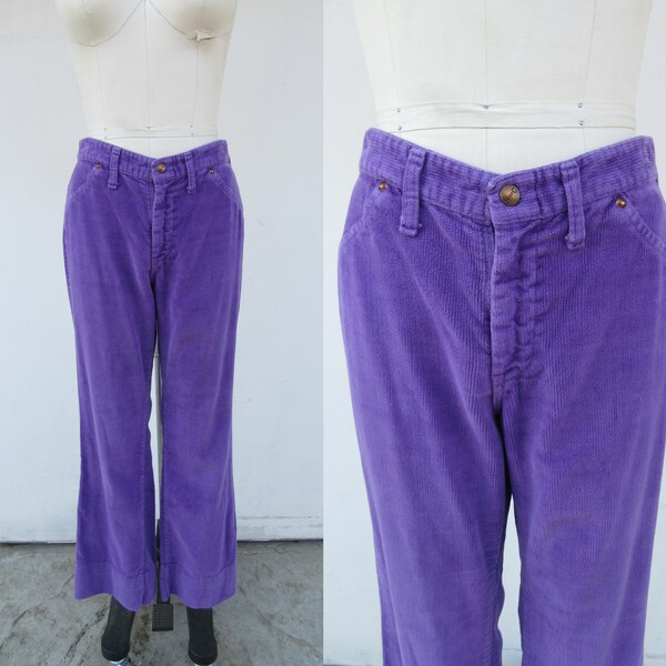 Purple Corduroy Bell Bottoms - Etsy