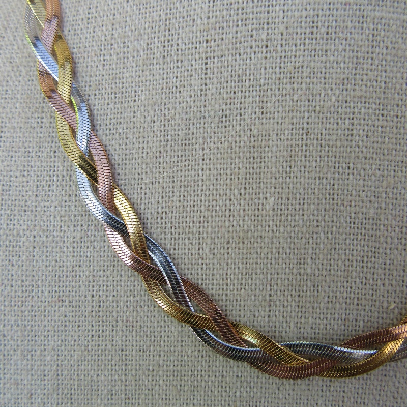 Braided Necklace - Etsy