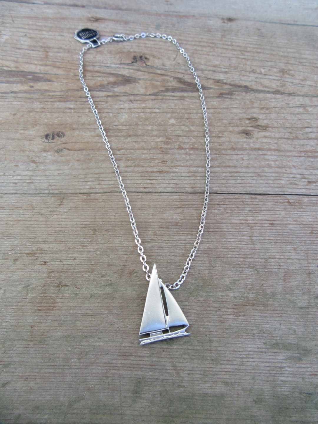 80s Resort Nautical Novelty Necklace | Sailing Sailboat Sail Boat ...