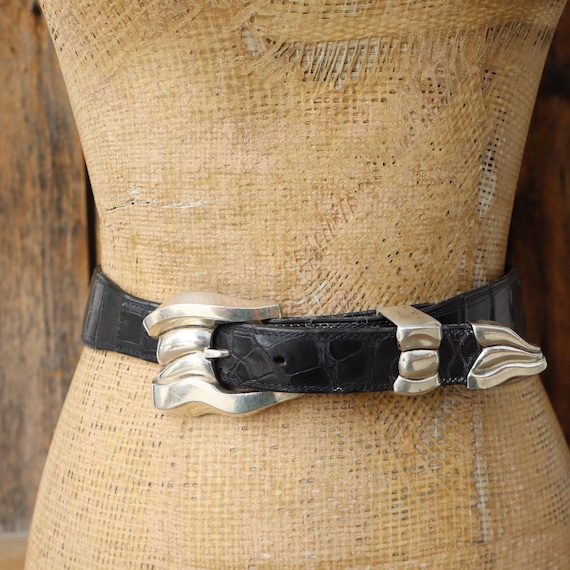 90s Vintage Kokopelli Designs Sterling Silver Ranger … - Gem