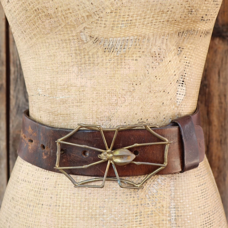 Vintage 70s Leather Belts - Etsy