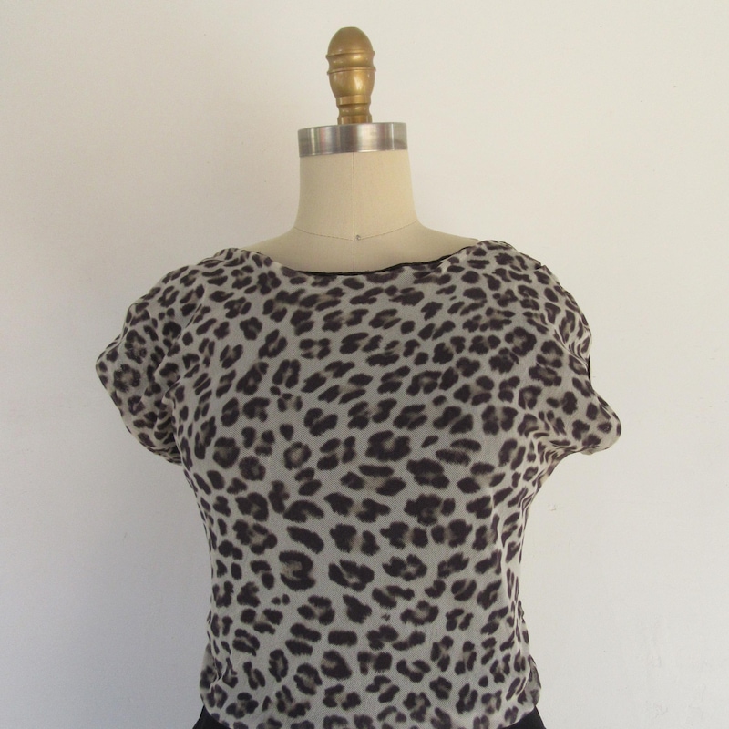 Y2k Leopard Print Tops - Etsy