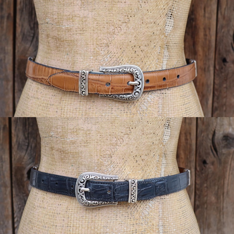 Brighton Belt Croc - Etsy