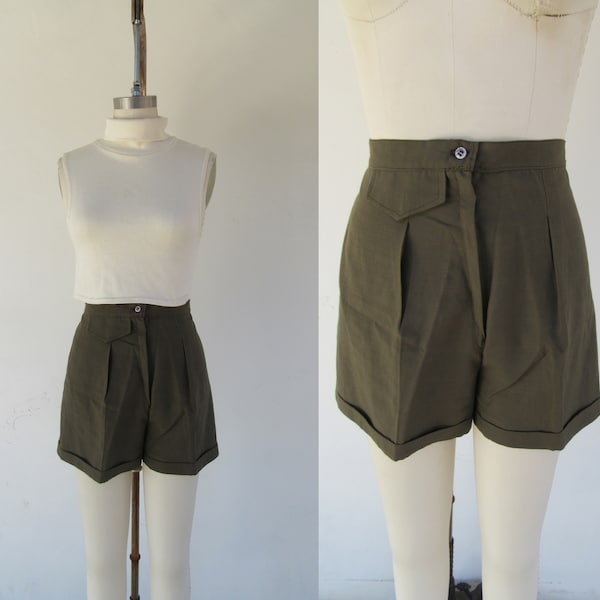 High Waisted Vintage Shorts 70s 60s - Etsy