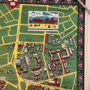 A Scott-map of Harvard University and of Radcliffe College by Alva ...