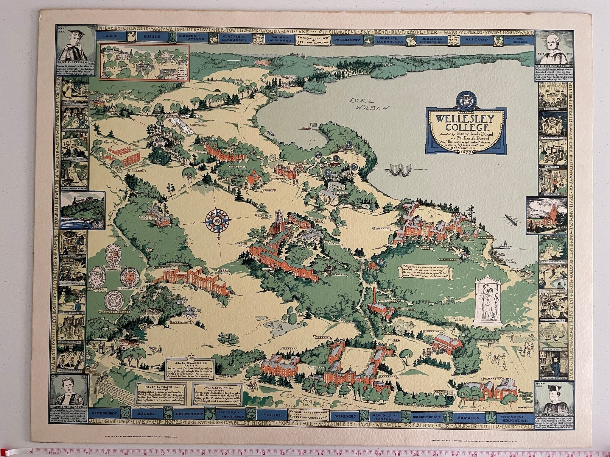 Wellesley College Campus Map