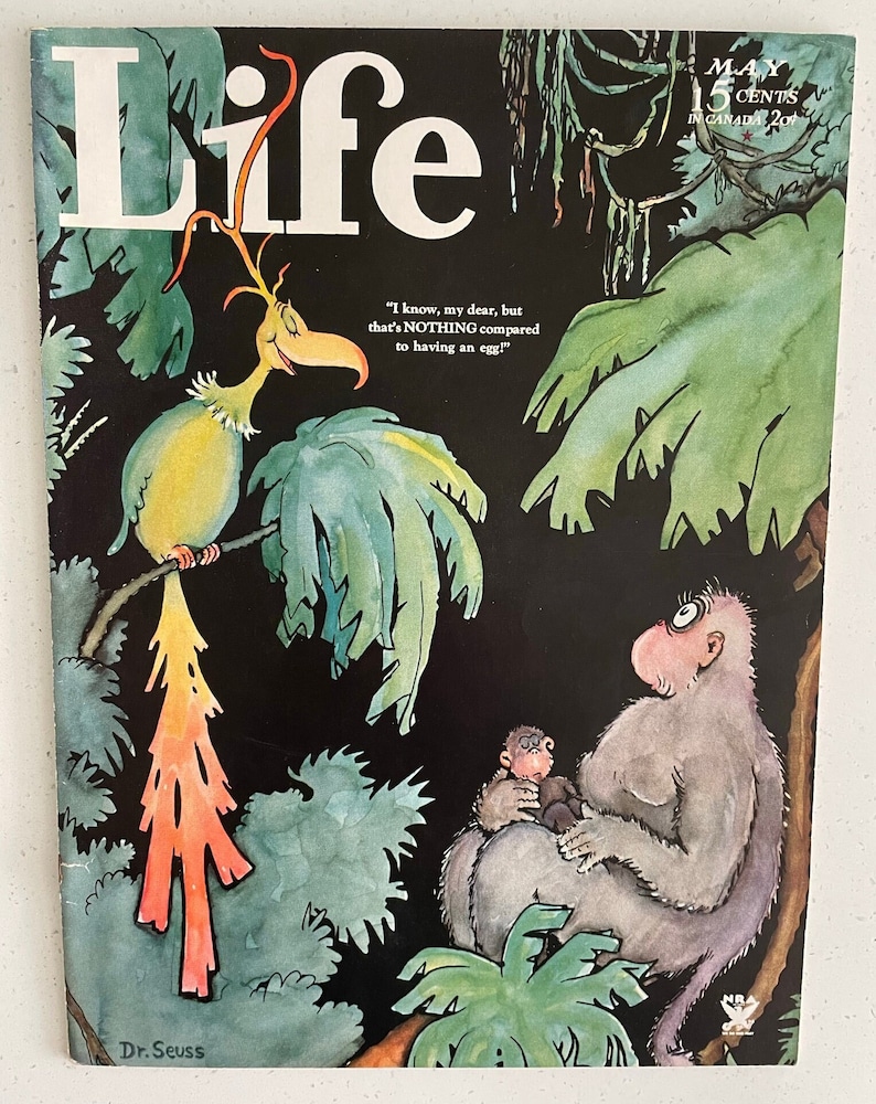 Life Magazine, May 1934, Complete Issue Ft. Dr. Seuss Cover, Rare ...