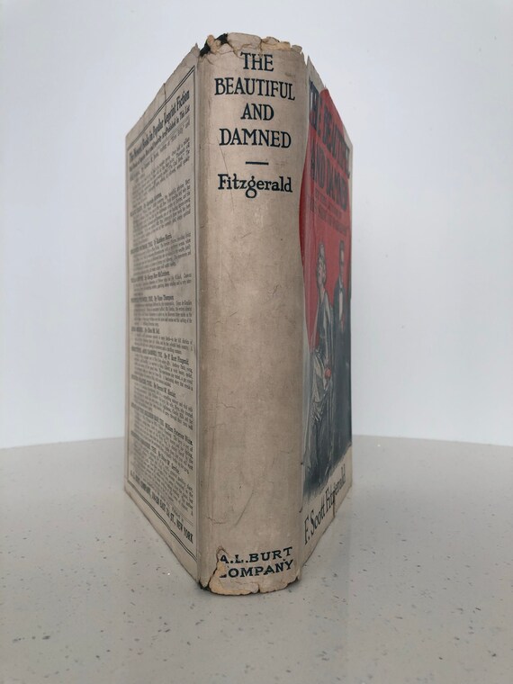 The Beautiful And Damned Original Cover Book