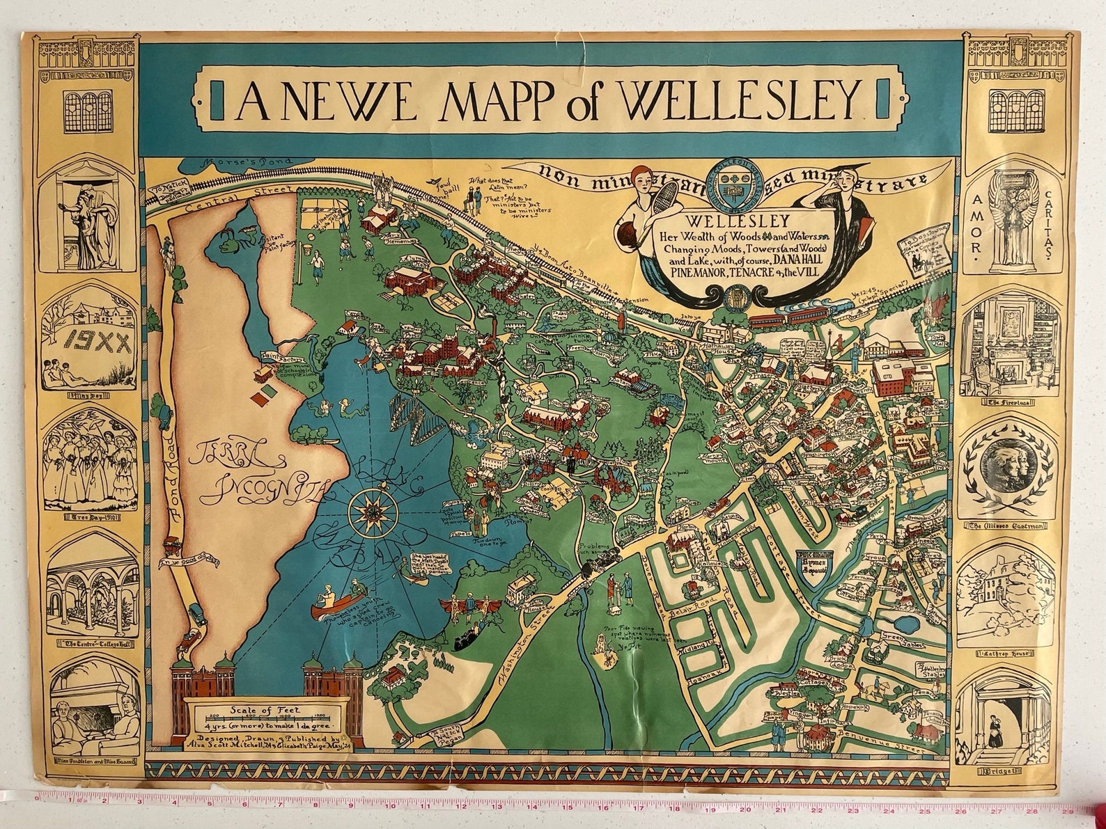 New Mappe of Wellesley by Alva Scott Mitchell and Elizabeth Paige May ...