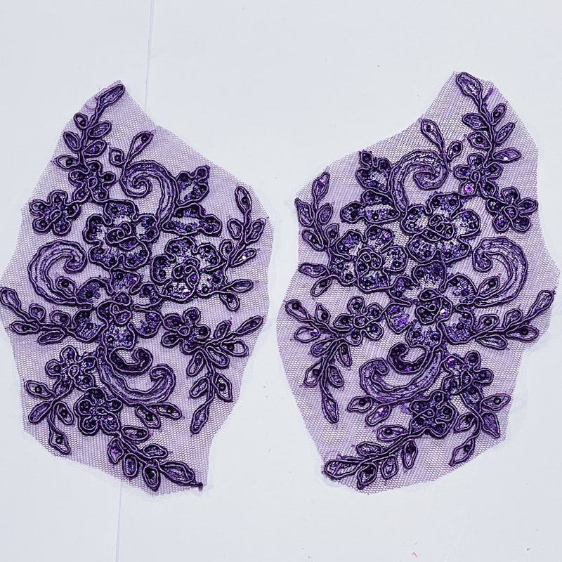 Lace Applique Iridescent - Etsy