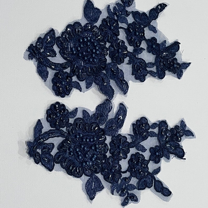 Navy Blue Appliques - Etsy
