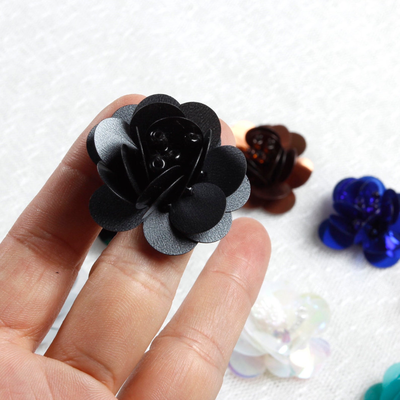 20pieces/lot High Quality Mixed Color Handmade Sequins Beads - Etsy