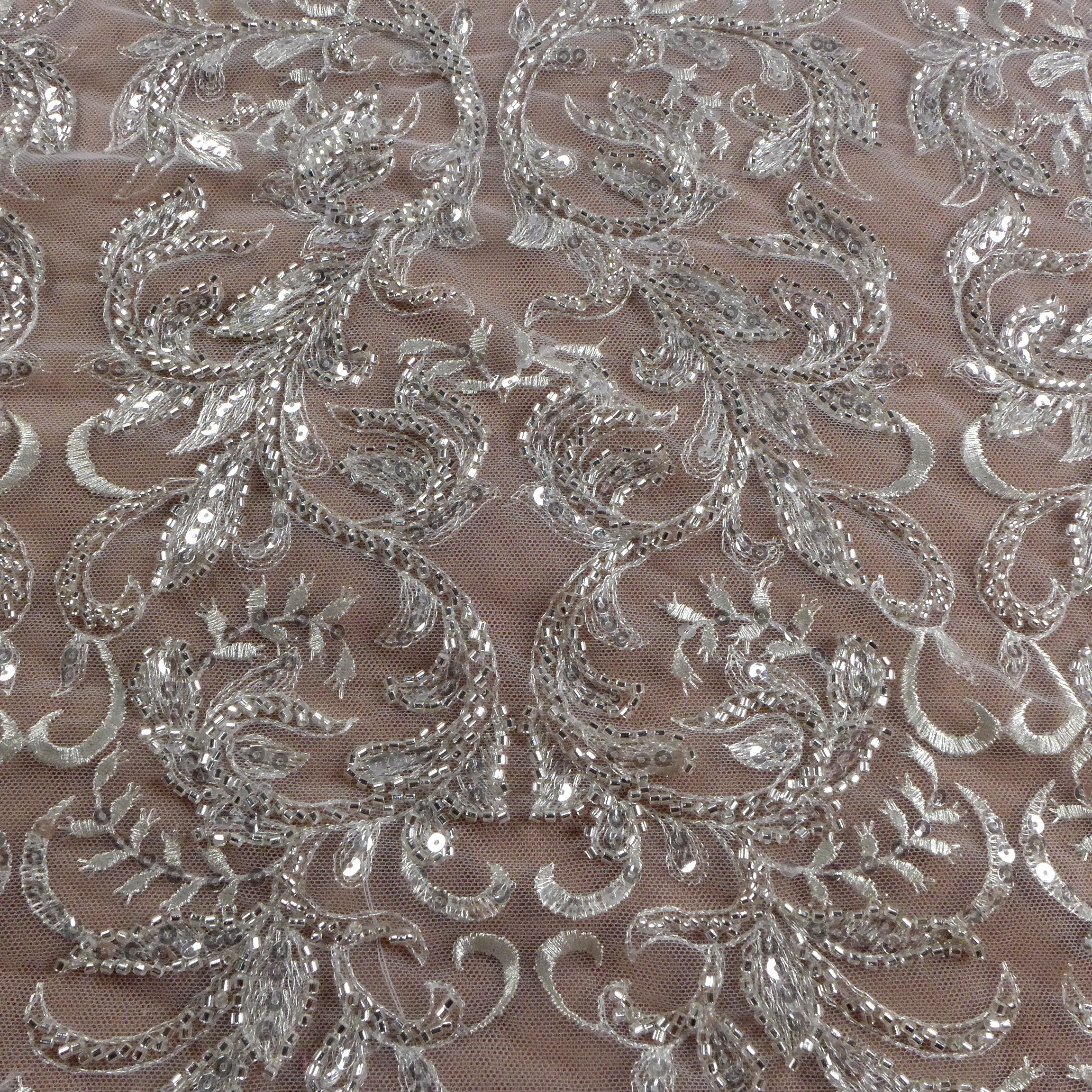 2021 Silver Lace Fabricsilver Beading Wedding Lace - Etsy UK 2021 Silver Lace Fabricsilver Beading Wedding Lace - Etsy UK