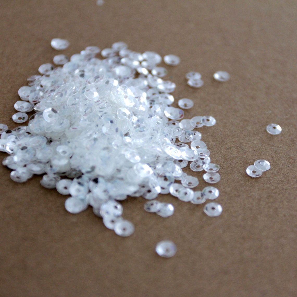 Round Sequinsshiny Clear Sequins3mm5mm6mm8mm Sequins | Etsy