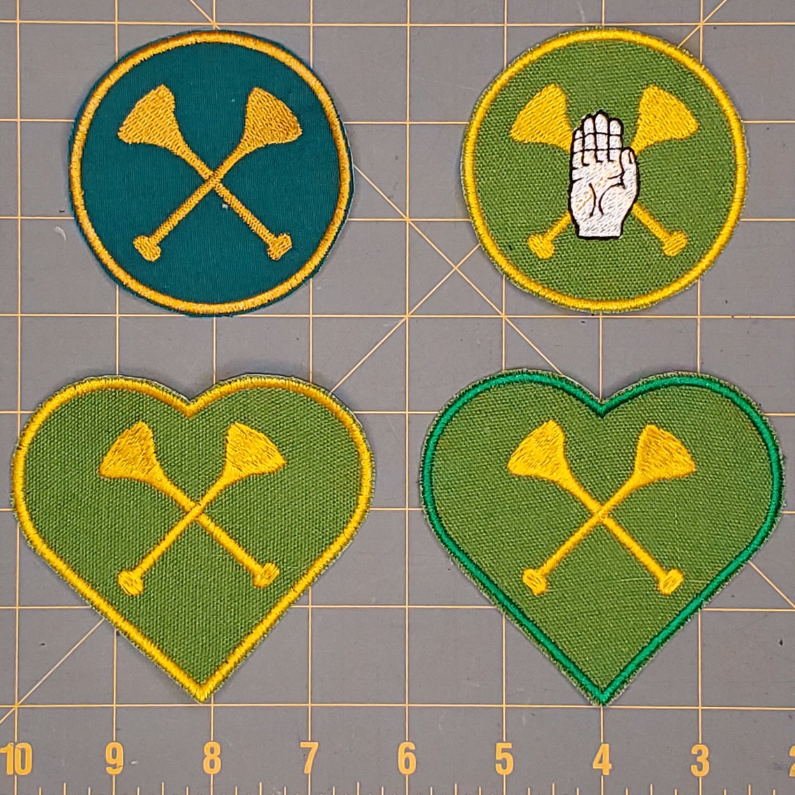 SCA Office Embroidered Patches-3 Tall Circular Patches | Etsy
