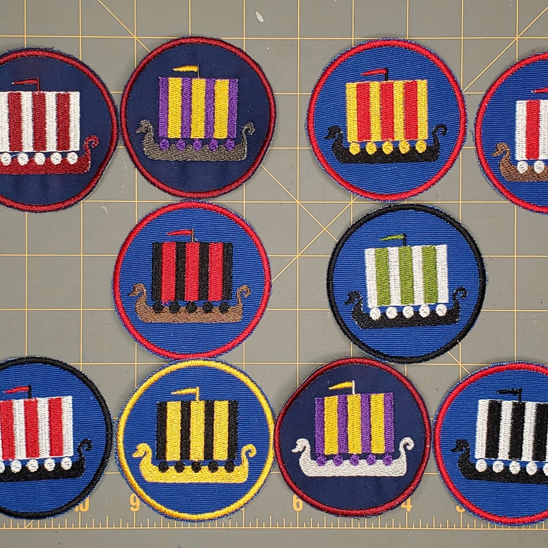 Embroidered Viking Patch - Etsy