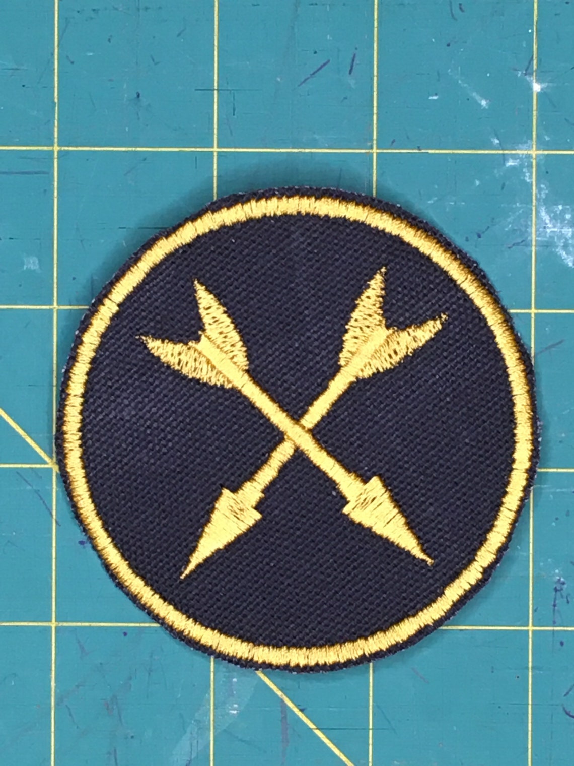 SCA Office Embroidered Patches-3 Tall Circular Patches | Etsy