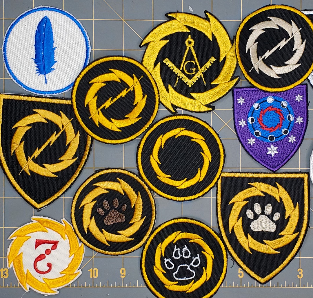 SCA House Rolling Thunder Embroidered Patches - Etsy