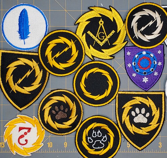 SCA House Rolling Thunder Embroidered Patches - Etsy