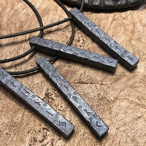 Forged Rune Totem Pole - Etsy