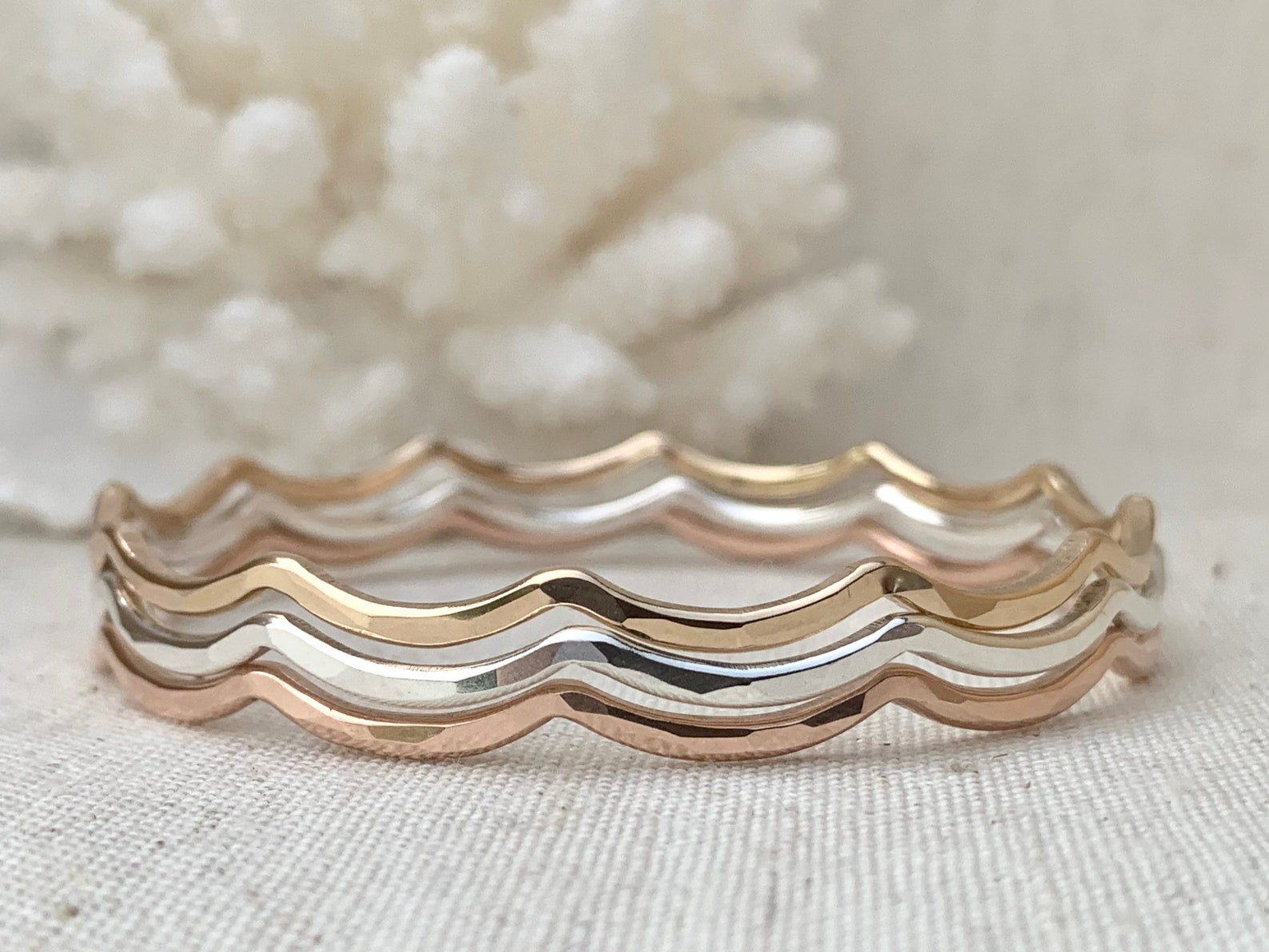 Wave Bangle Beach Bangle Beachy Jewelry Wavy Bangles Gifts | Etsy