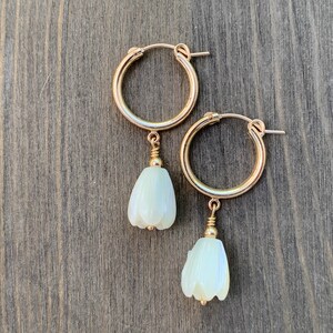 Pikake Earrings, Delicate Flower Earrings, Flower Earrings, Hawaiian ...