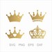 Crown Svg Princess, Queen, King, Prince Royal Crown Bundle for Cricut ...