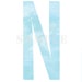 Letter N Printable Watercolor Art Blue 8X10 Nursery Wall Art - Etsy