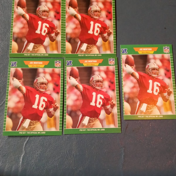 1989 Nfl Cards - Etsy