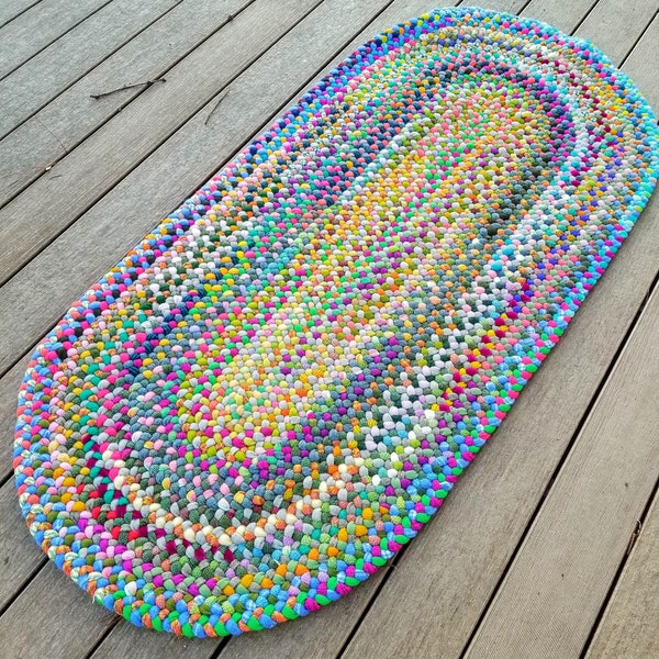 Wool Braided Rug - Etsy