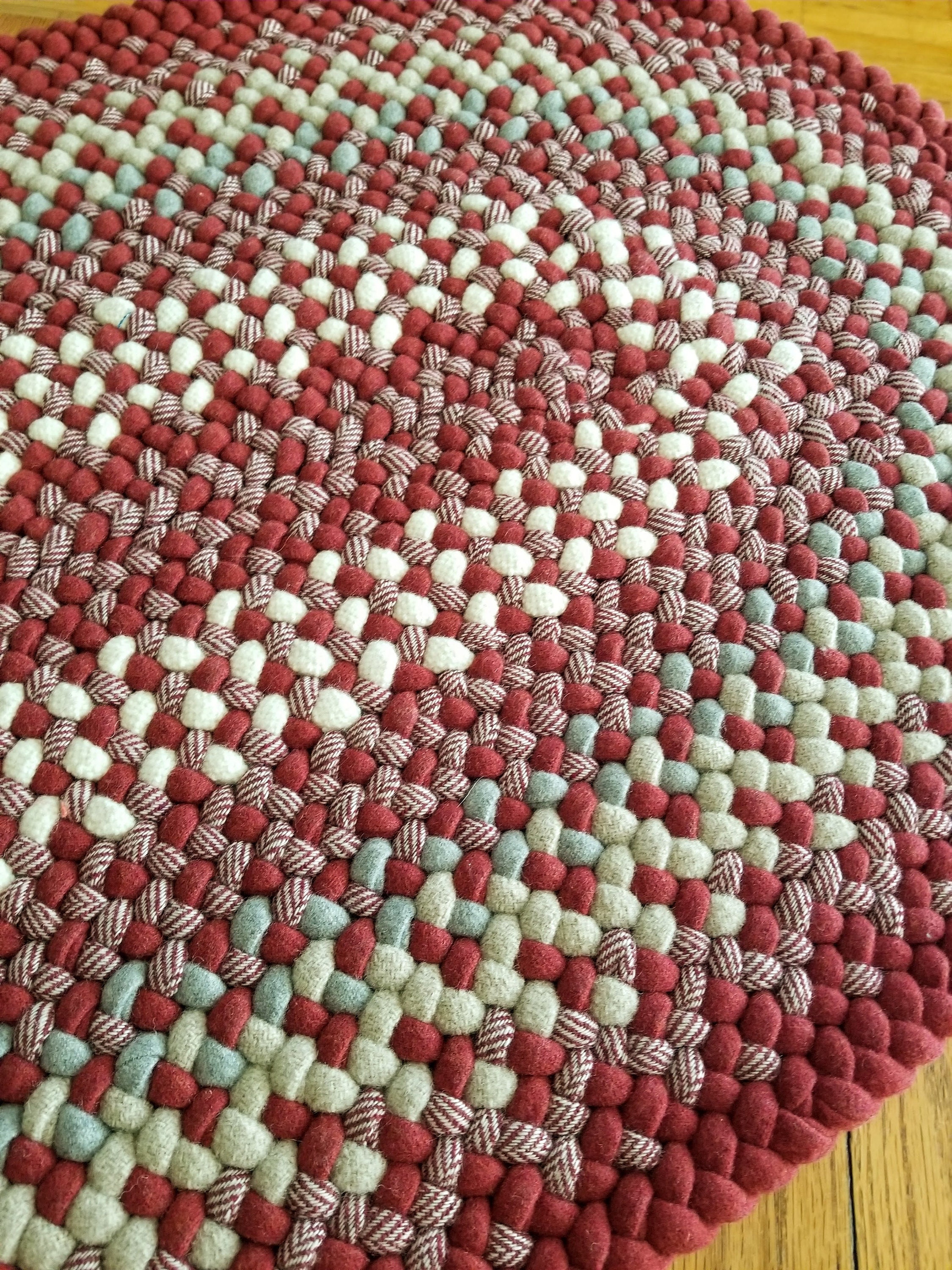 Custom Rug in Your Favorite Colors 2 X 3-foot Wool Hand-made 2-sided ...