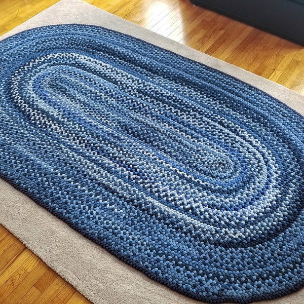 Denim Rug - Etsy