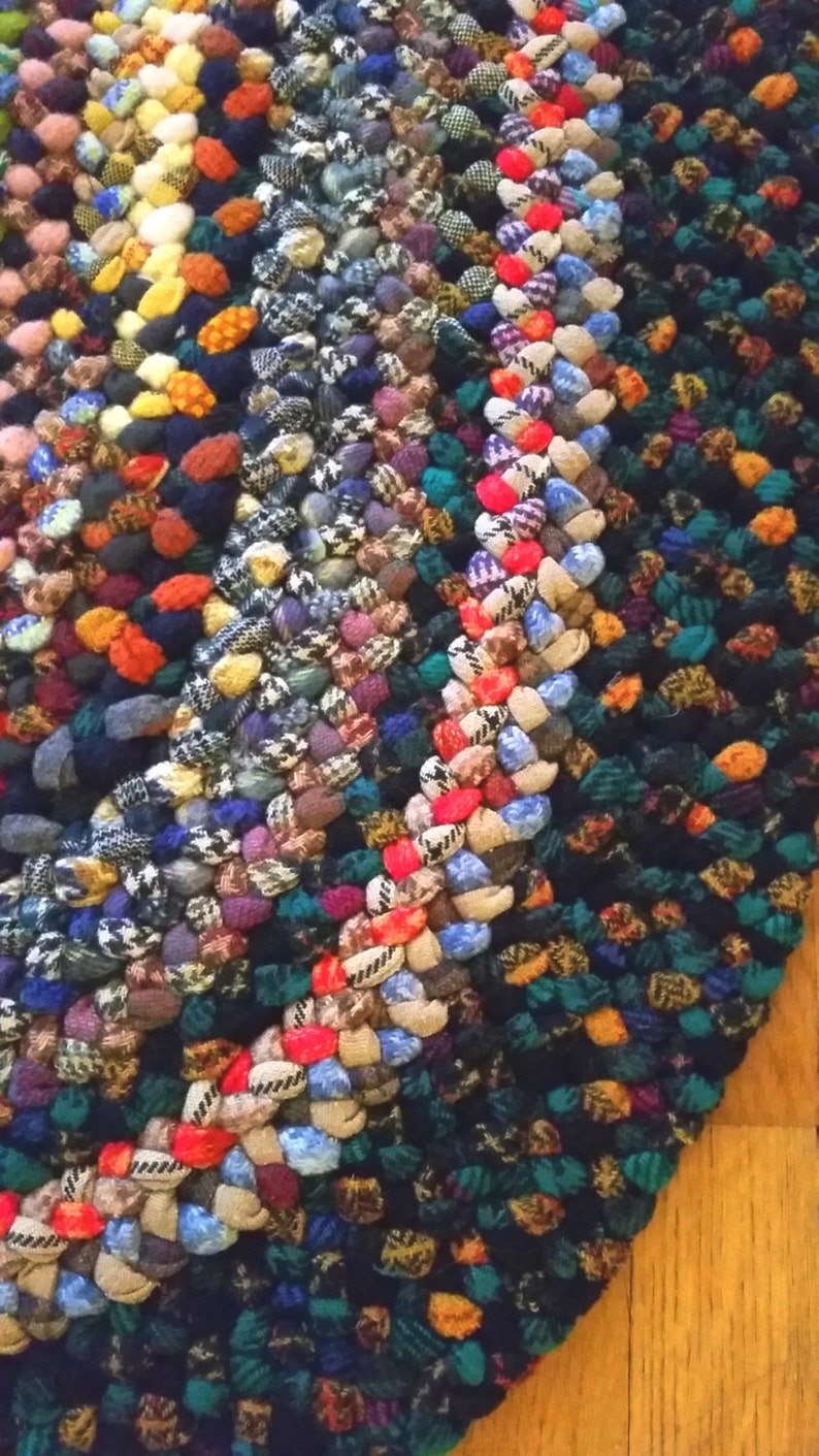 Will Custom Make Braided Wool Oval Rug 4' X 5.5 Feet - Etsy