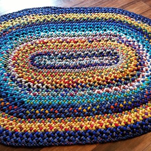 Customized 3 X 4 Foot Oval Wool Rug Will Make in Your Choice of Colors ...